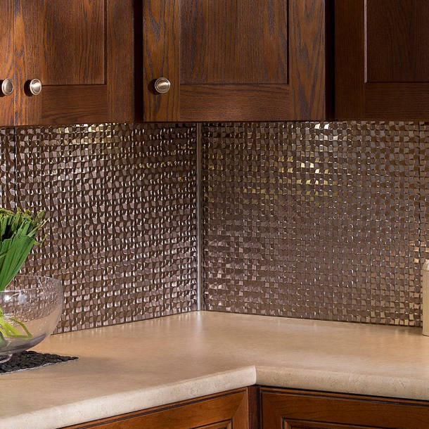 Fasade FASÄDE Terrain Decorative Vinyl Backsplash 15 sq ft Kit ...