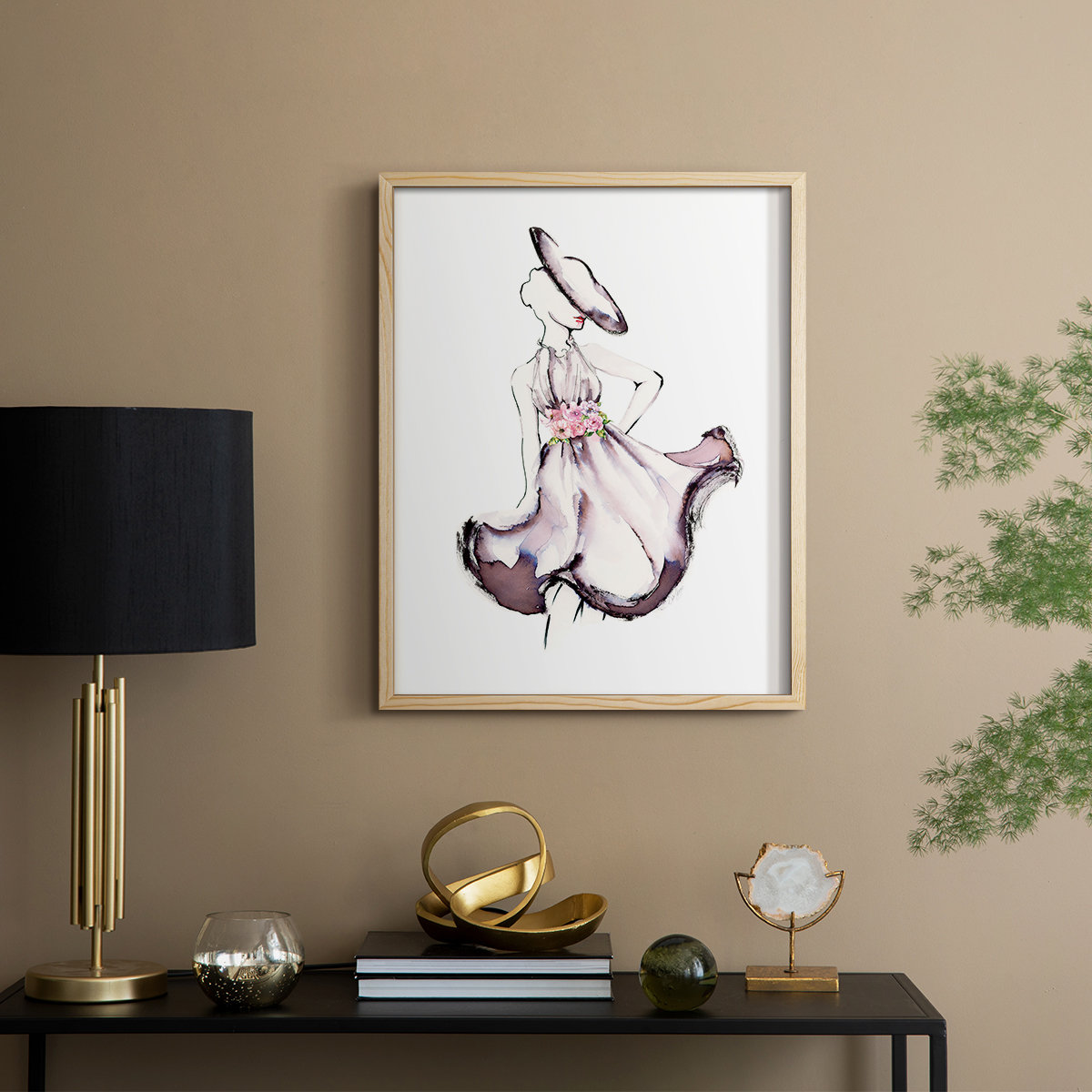 Winston Porter Strike A Pose II Framed Print - Solid Wood | Wayfair