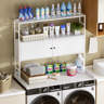 HTOCINQ Washer Dryer Countertop Laundry Guard With Laundry Room Shelf ...