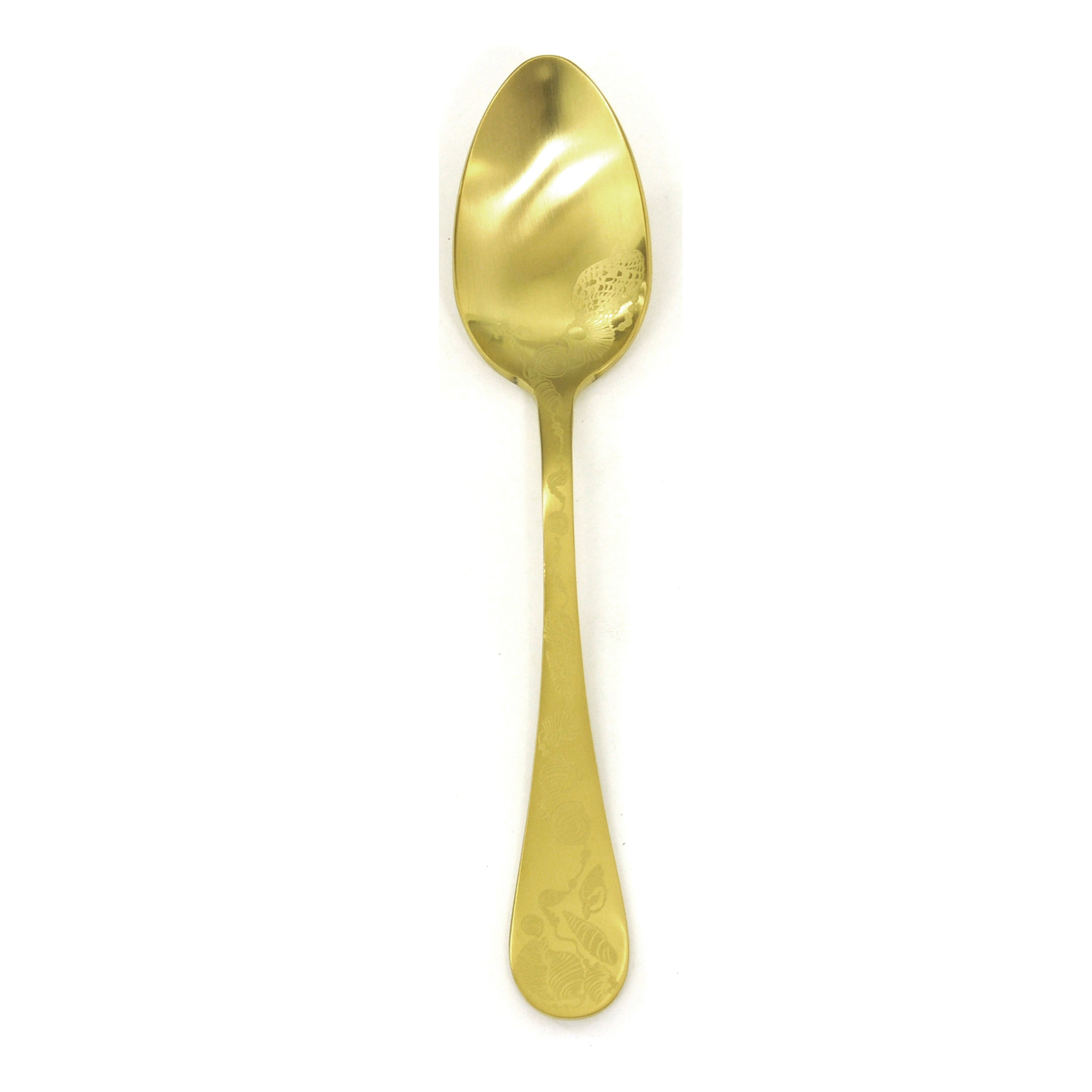 MEPRA Venere Serving Spoon - 48 Pieces - Ice Gold | Perigold