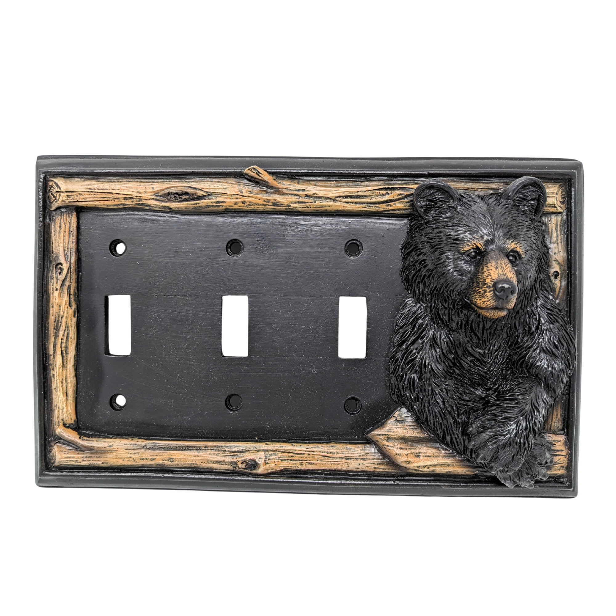 BestGiftEver Triple Toggle Decorative Light Switch Cover Plate With ...