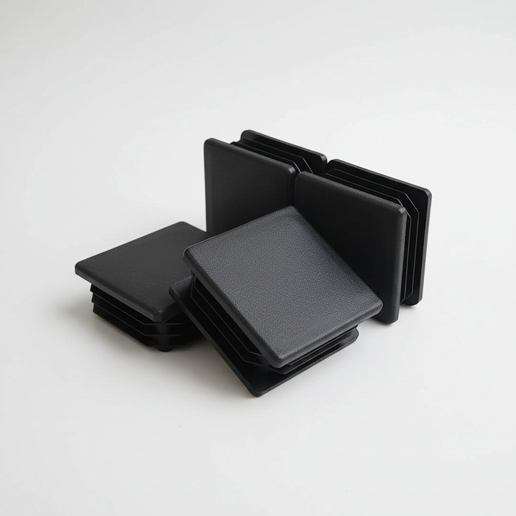 AOOS CUSTOM Black Plastic Plug,Tubing Post End Cap Suitable for Square ...