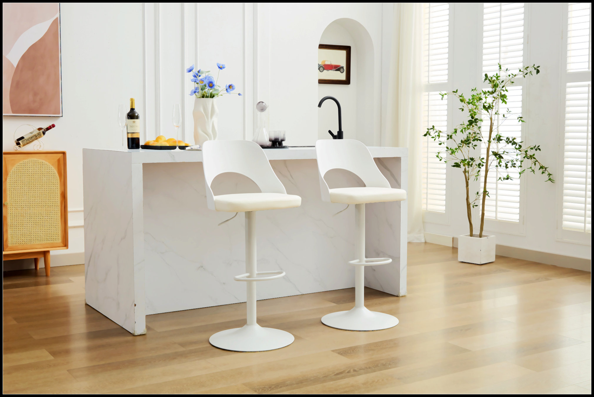 George Oliver Bar Stools Set Of 2 | Wayfair