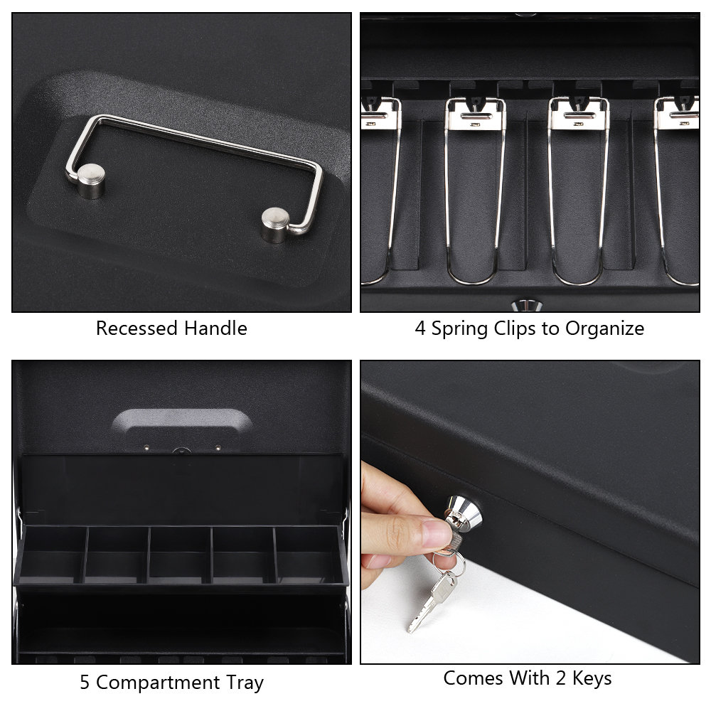 CELLPAK Cash box with Key Lock - Wayfair Canada