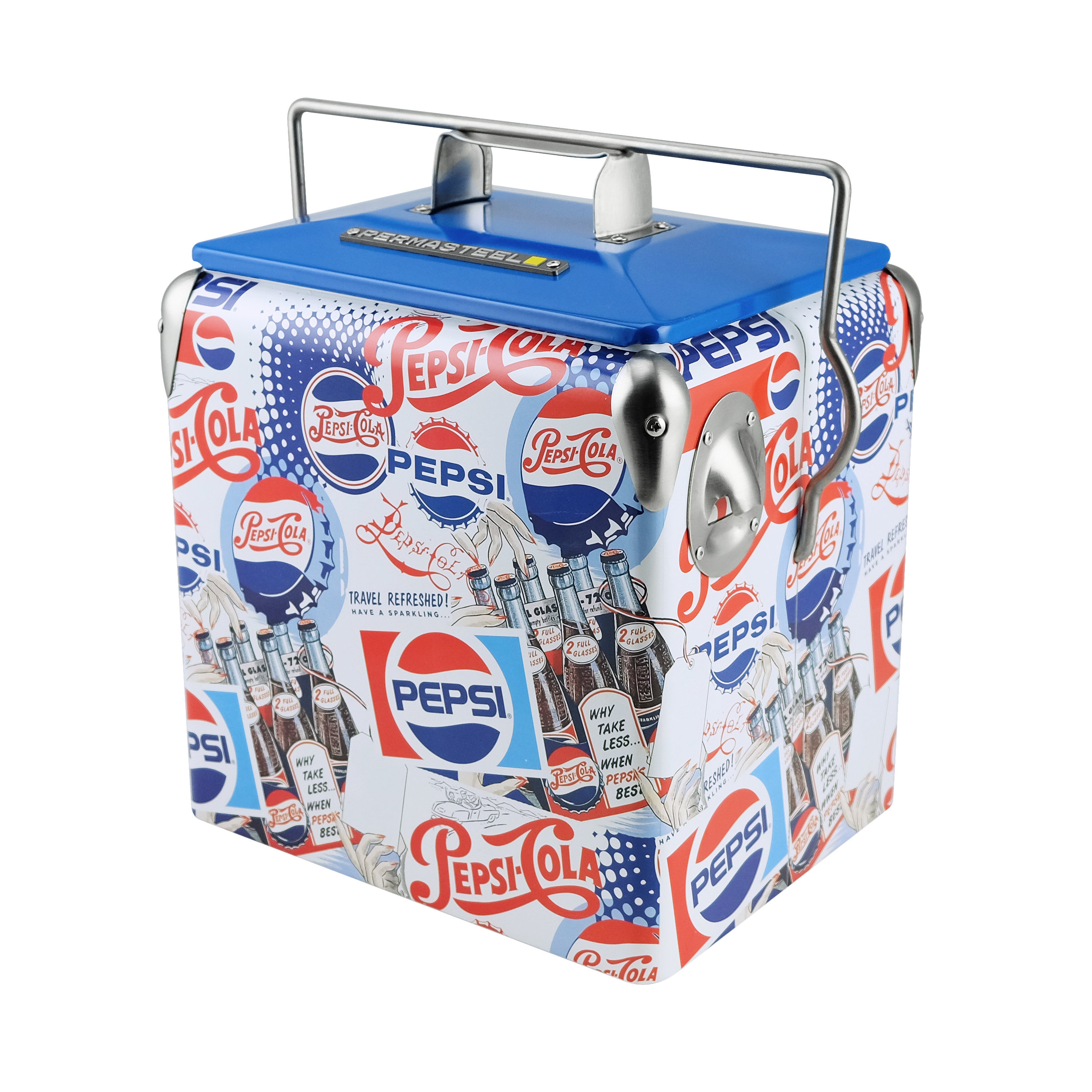 Permasteel Pepsi 14-Quart Small Portable Cooler - Heritage Limited Edition | Wayfair