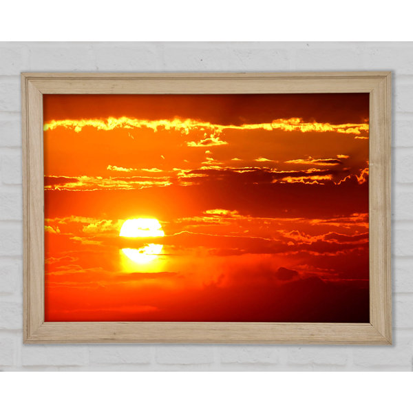 Highland Dunes Sun In The Sky Framed Print | Wayfair.co.uk