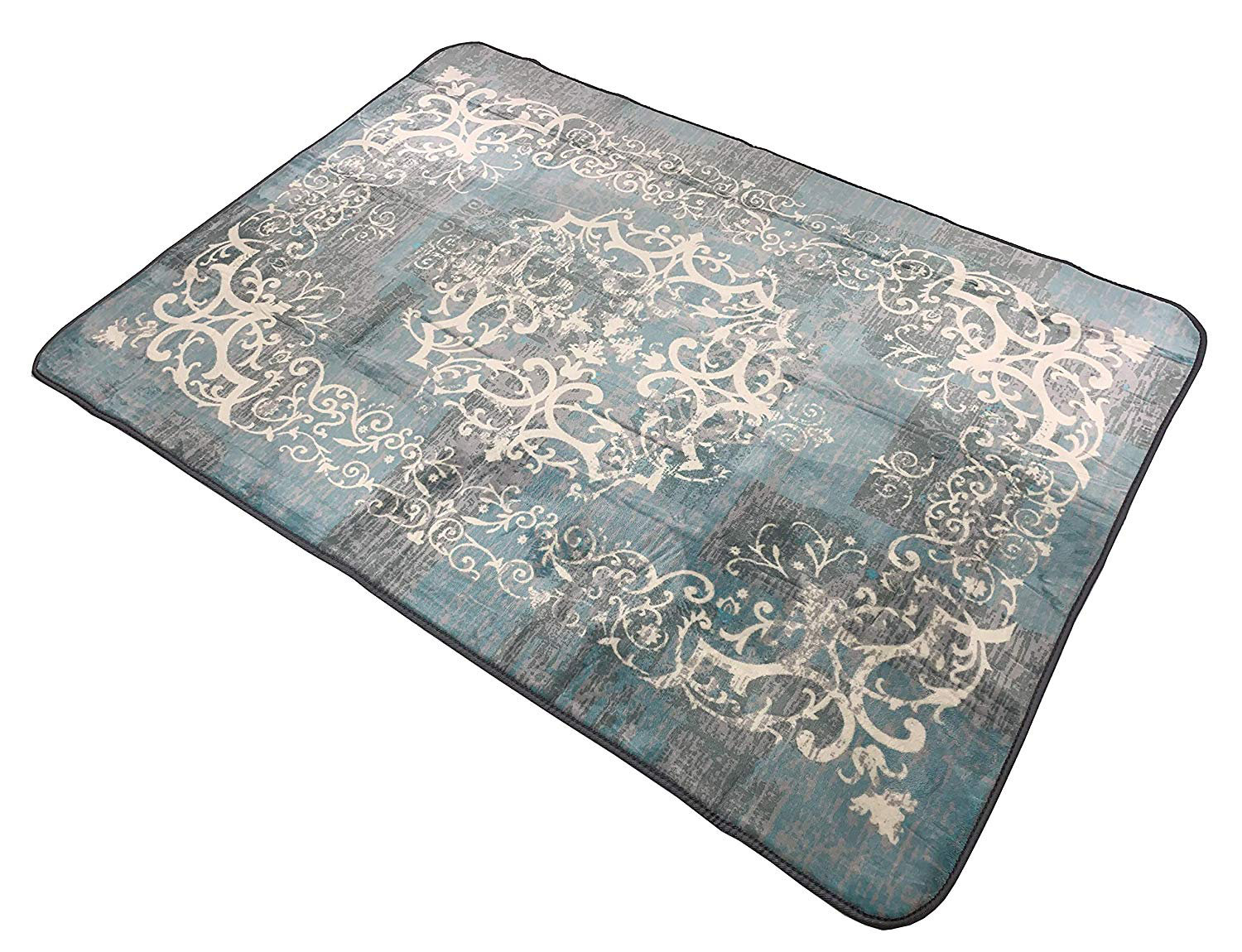 World Menagerie Lillehammmer Medallion Design Slip Resistant Dot ...