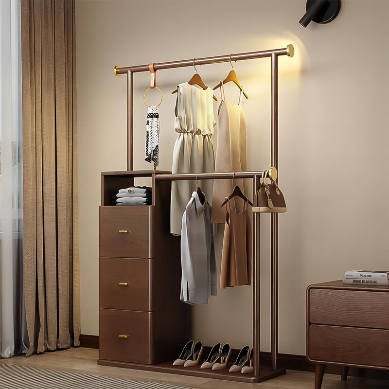 Recon Furniture 43.31'' Solid Wood Clothing Rack | Wayfair