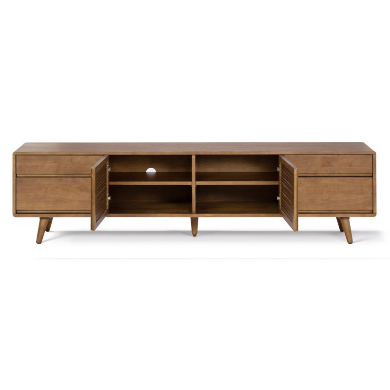 AllModern Leander 78.5'' Media Console & Reviews | Wayfair