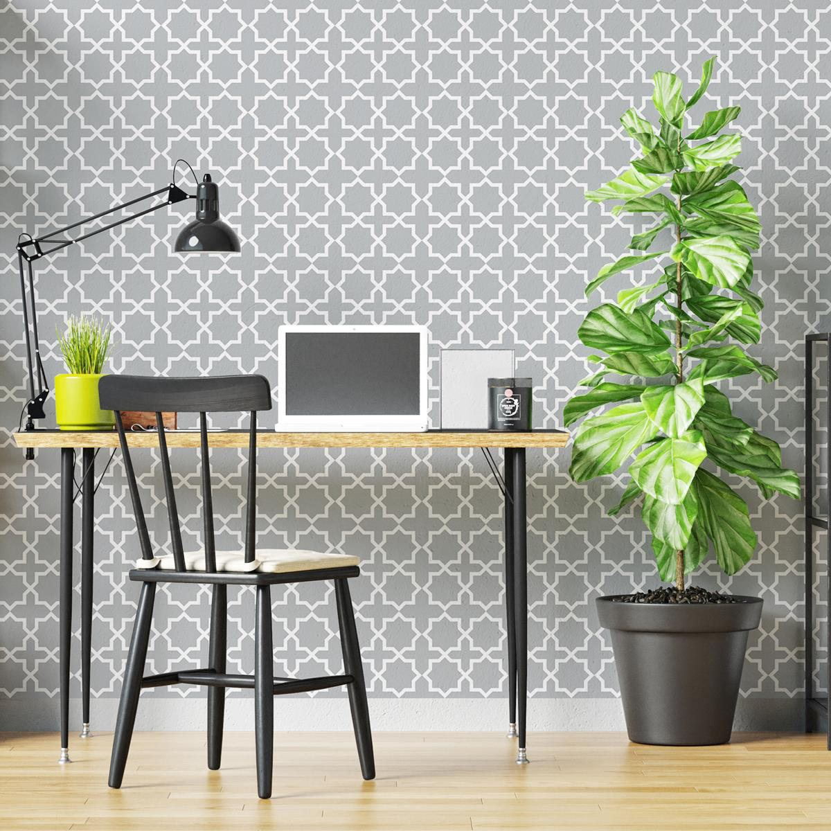 Dakota Fields Allare Marocain 8.5' L x 24" W Peel and Stick Wallpaper ...