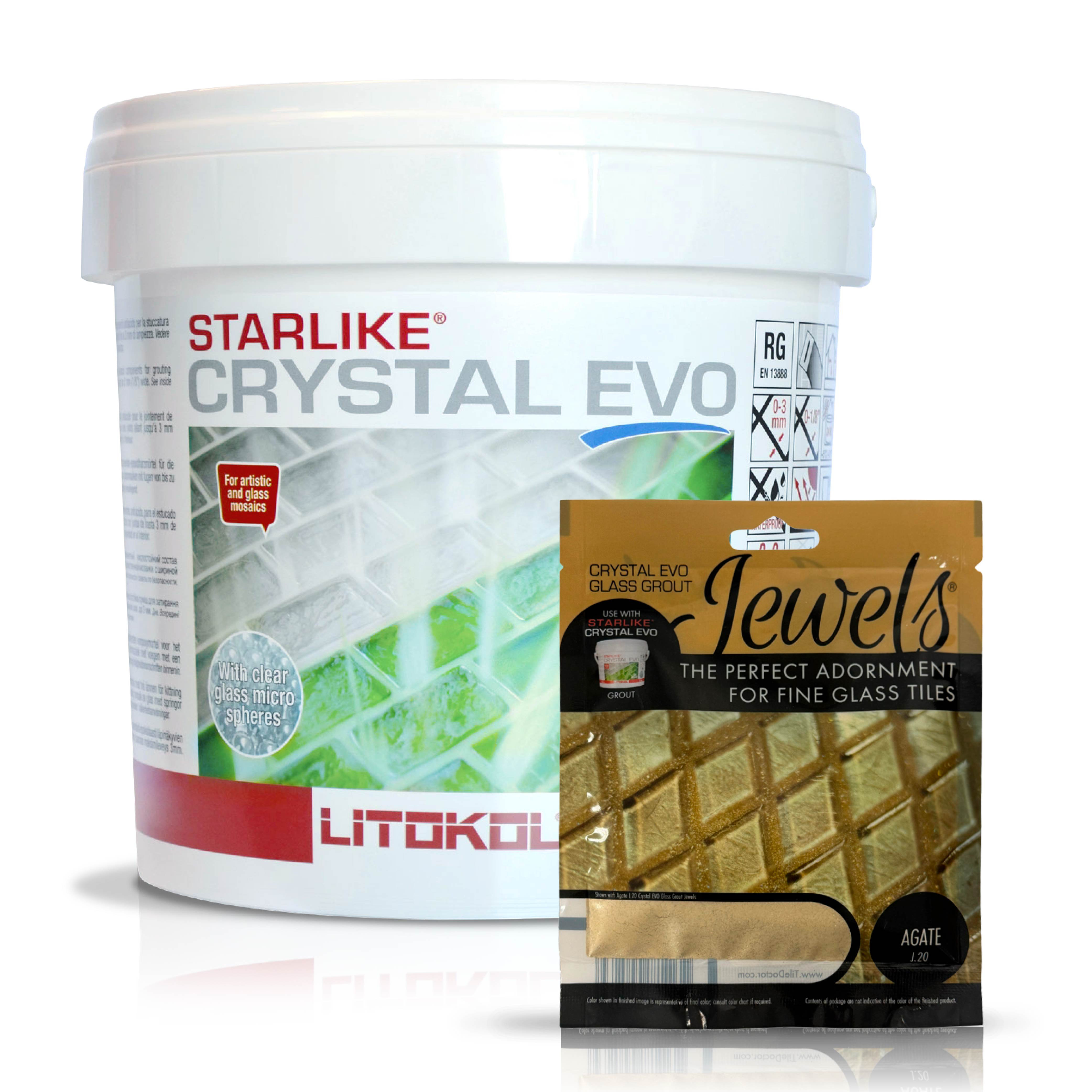 The Tile Doctor Crystal Glass Grout Jewels - Additif pour paillettes en ...
