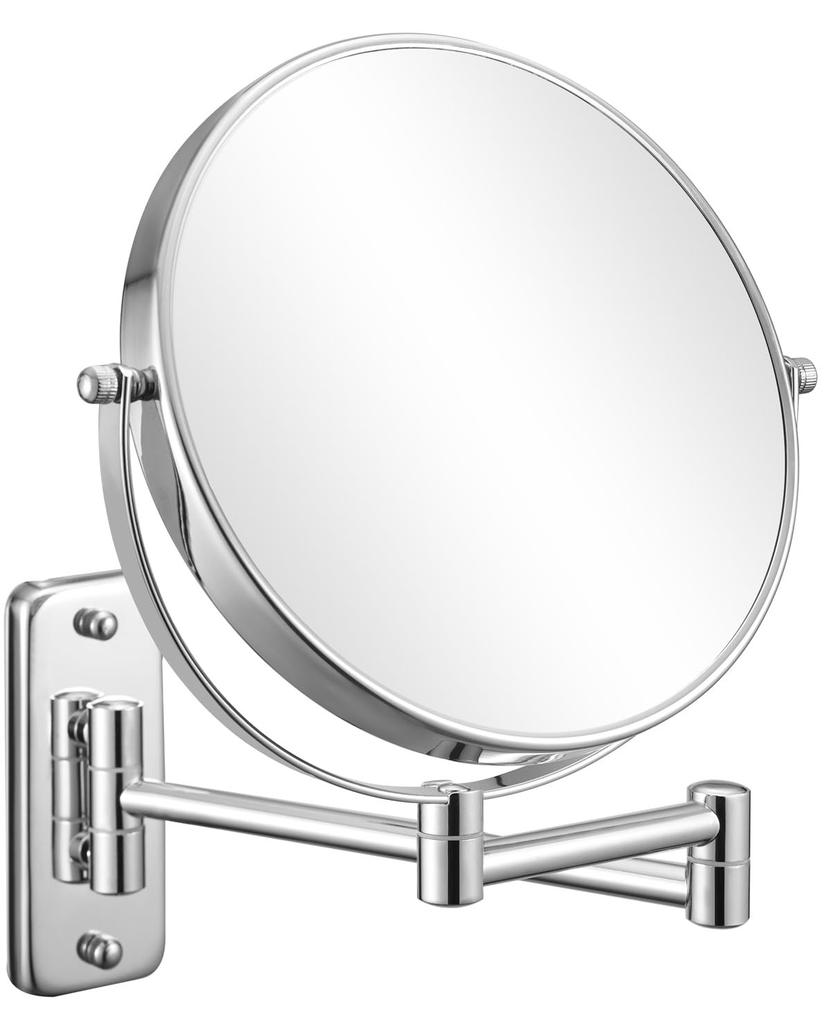 Symple Stuff Wall Mounted Magnifying Mirror With 10X Magnification ...