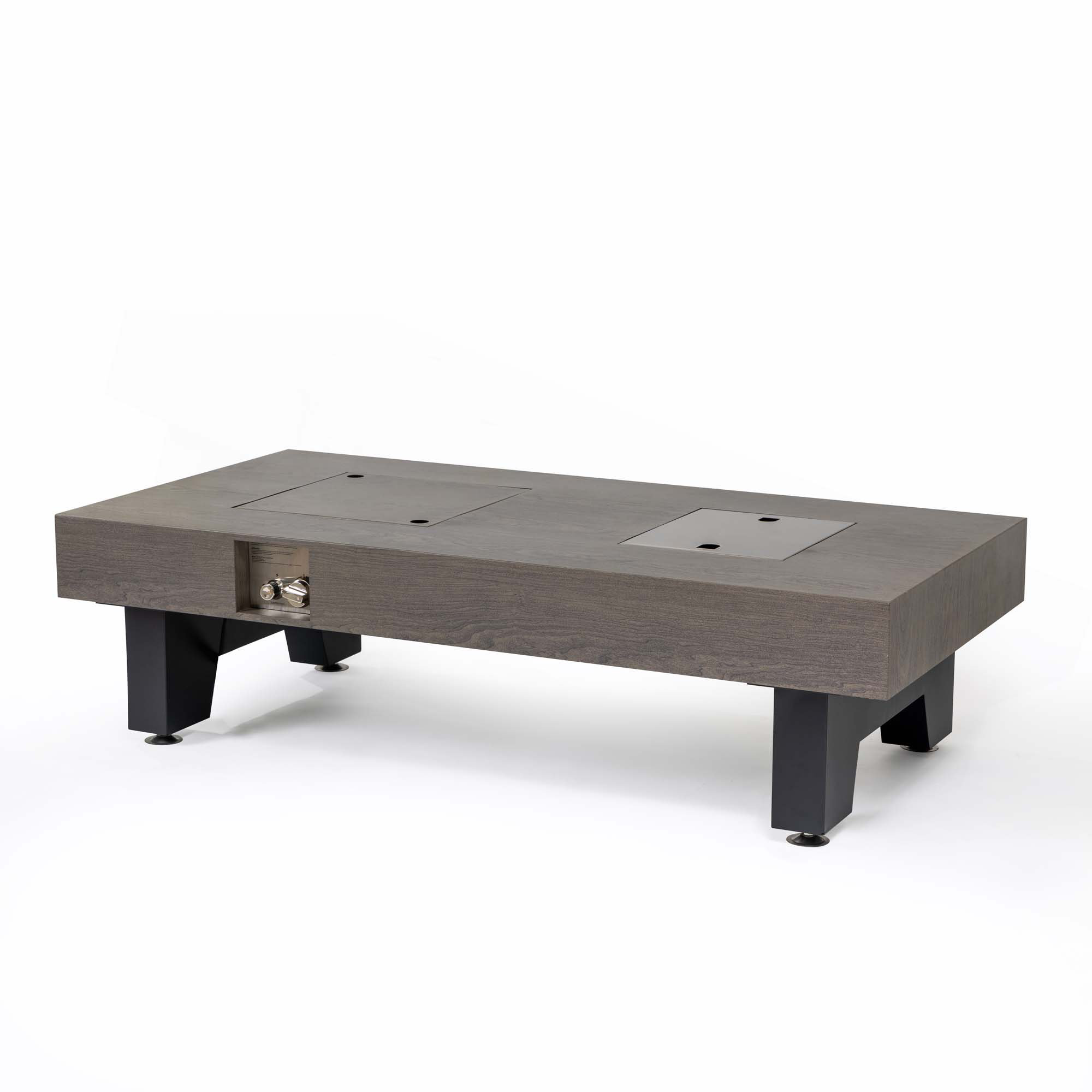 Latitude Run® 54Inch Iron Fire Pit With Ice Bucket Design | Wayfair