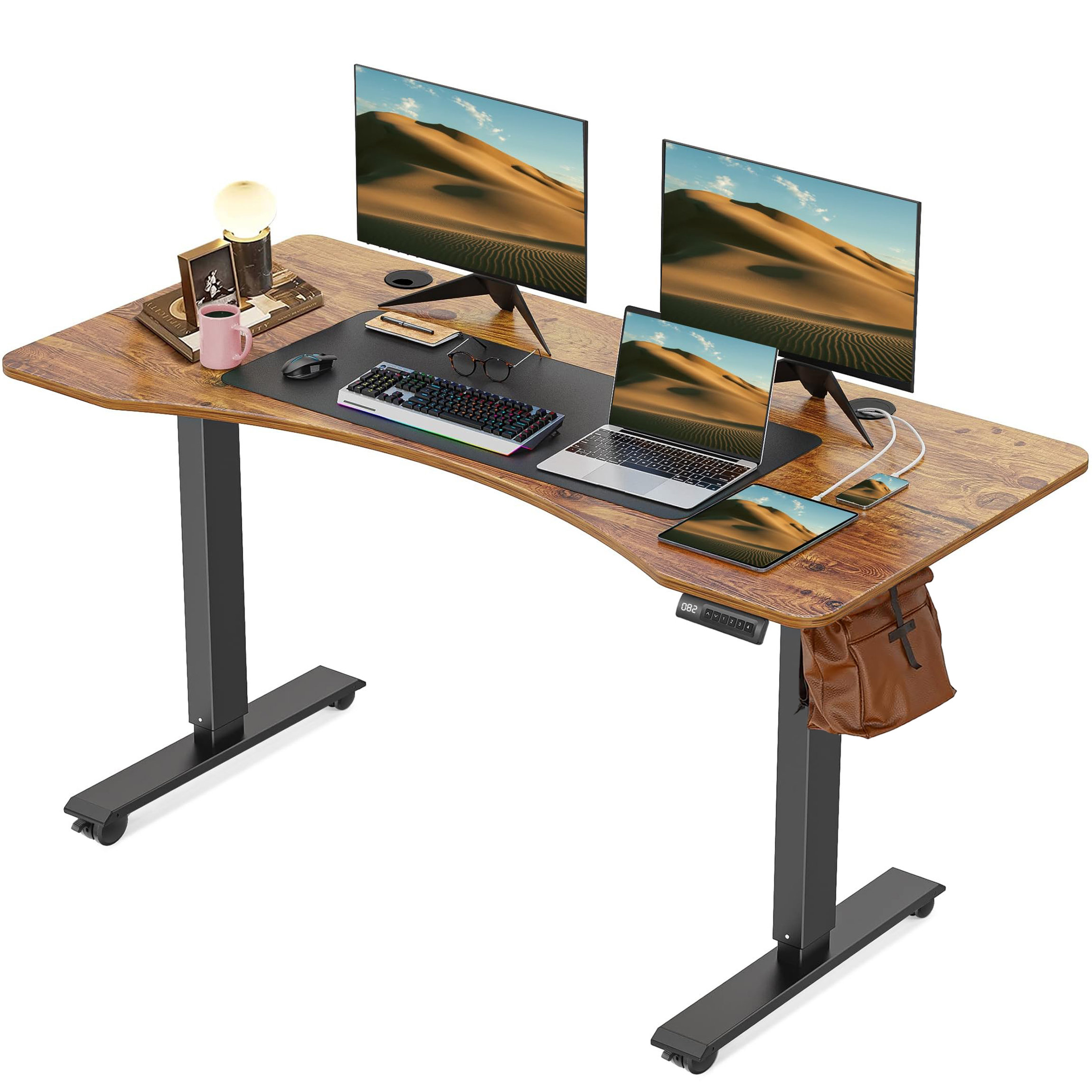 17 Stories Height Adjustable Standing Desk | Wayfair