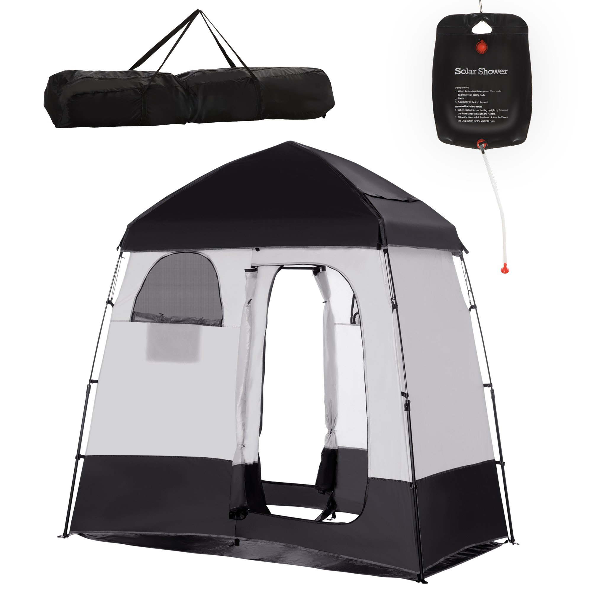 Silodo Tente de douche, abri escamotable d'intimité pour le camping ...