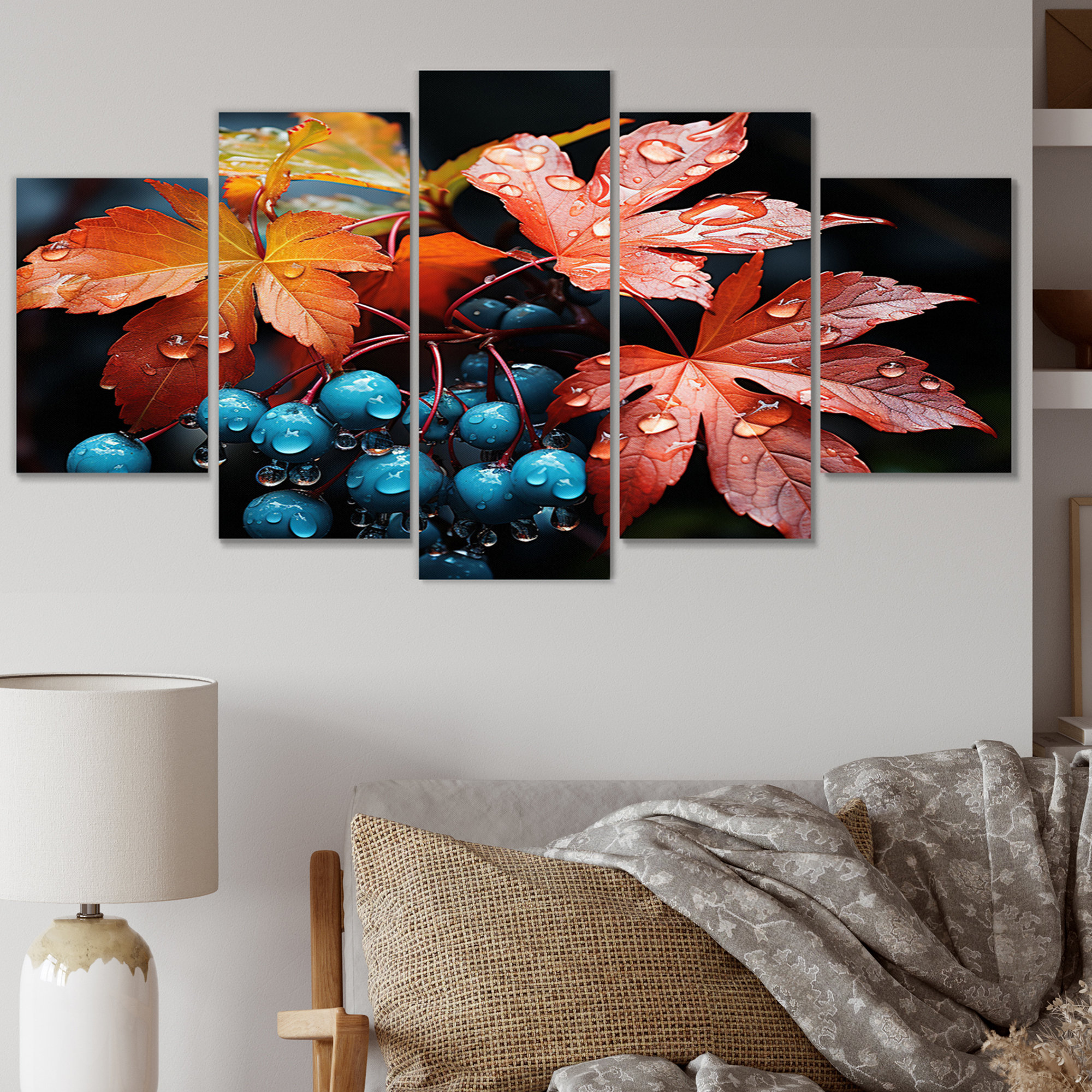 Latitude Run® Japanese Maple Collage IV - Japanese Wall Art Print - 5 ...
