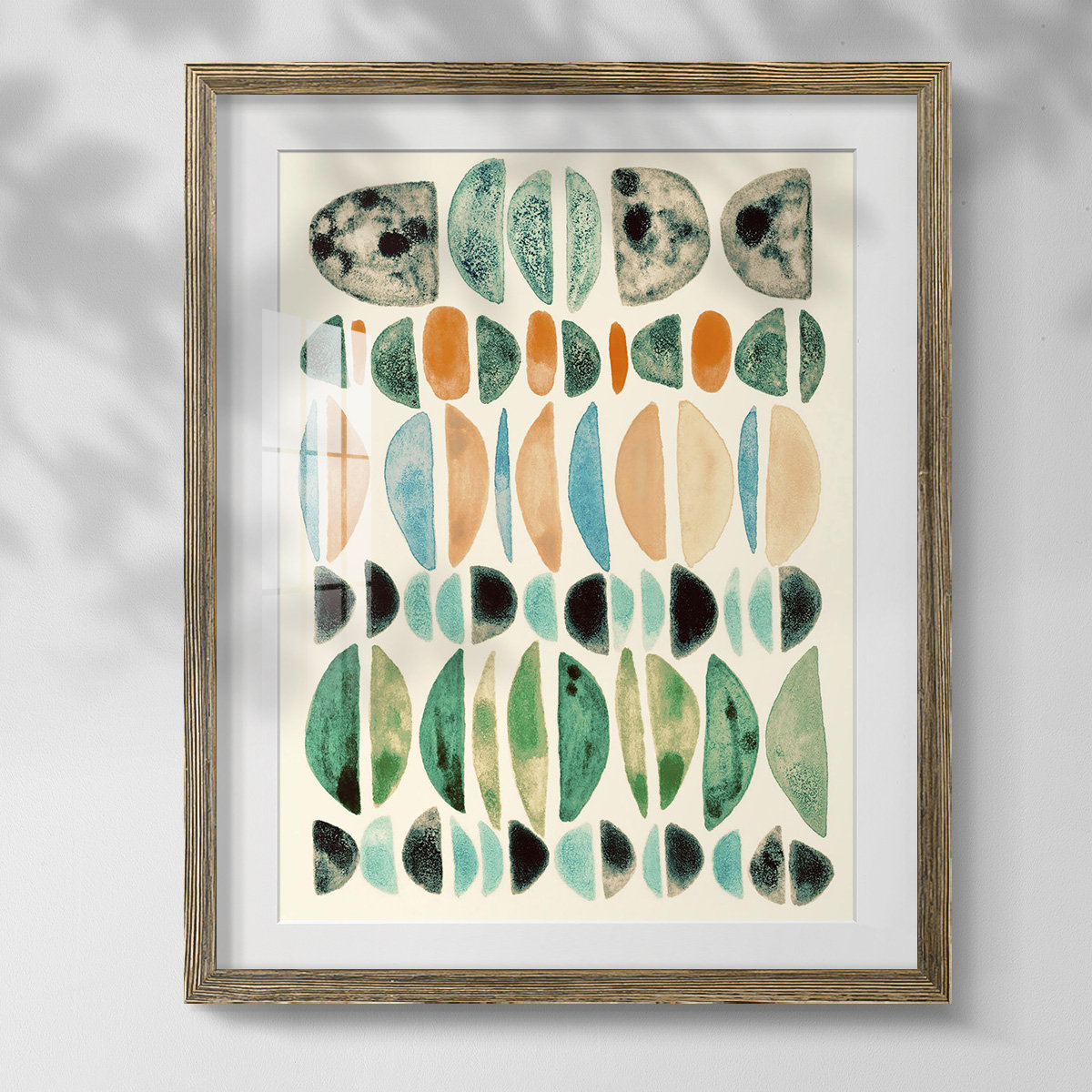 Wrought Studio™ Semi Stack III Framed Print | Wayfair