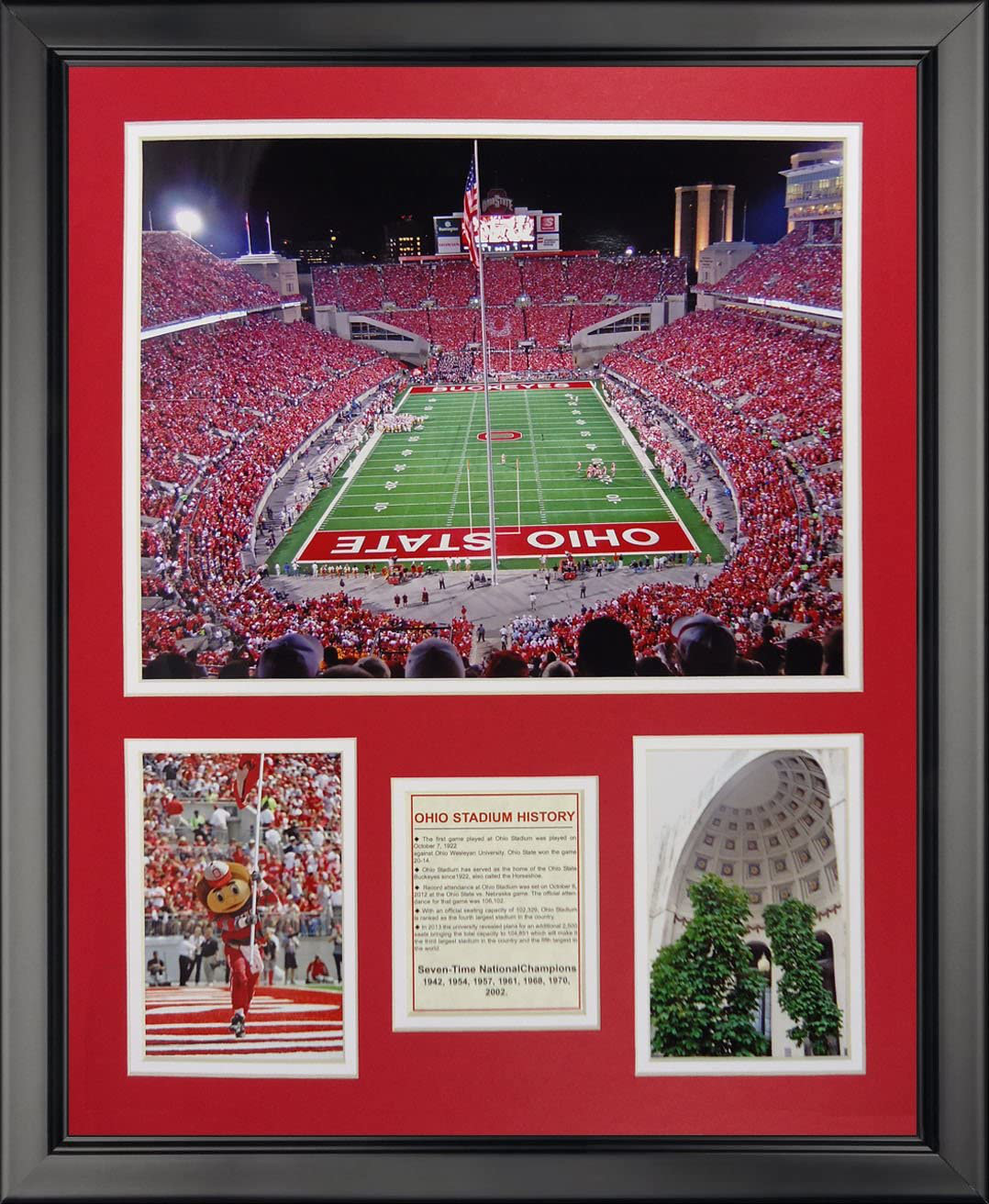 Legends Never Die Ohio State Buckeyes Stadium Picture Frame | Wayfair