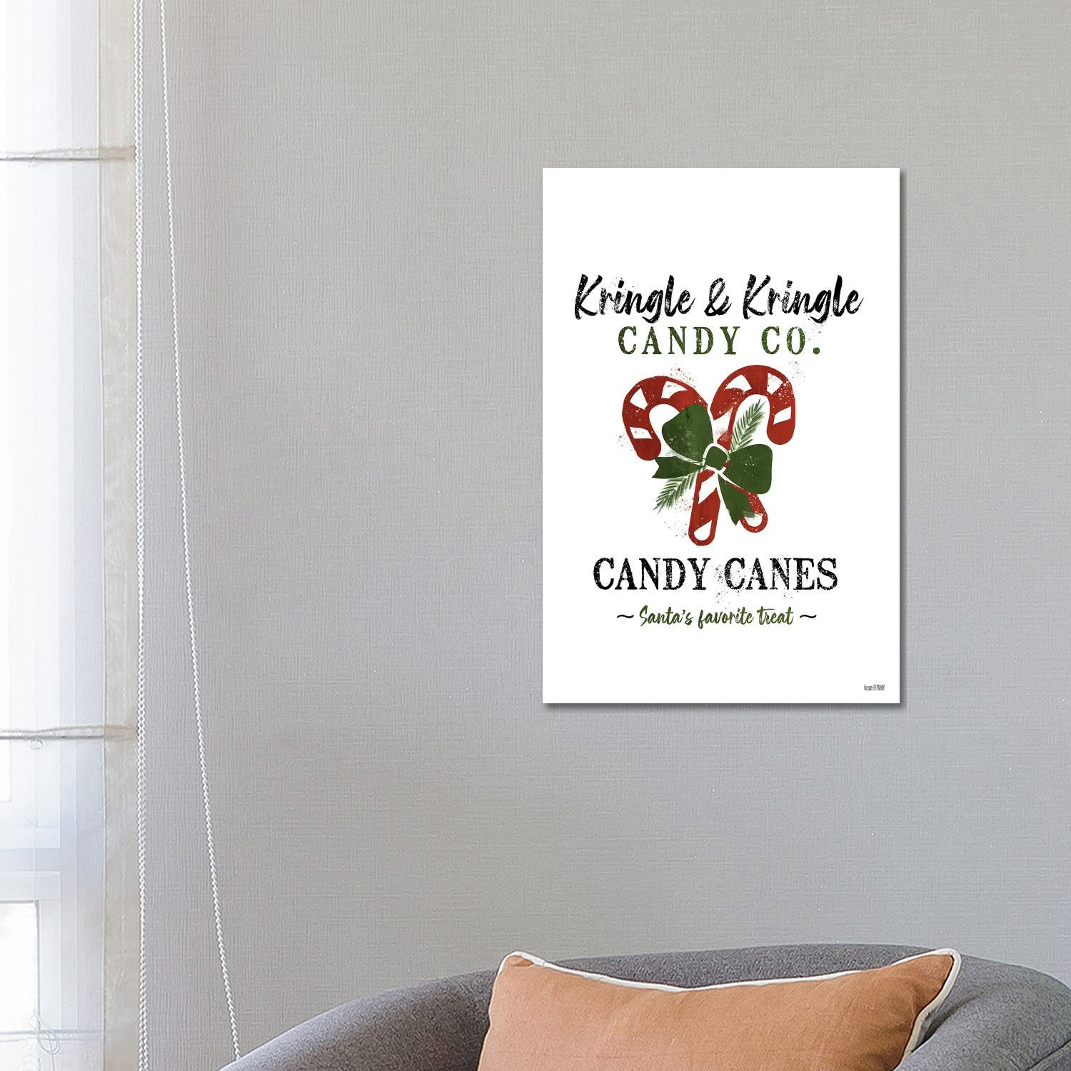 The Seasonal Aisle Kris Candy Co. - Wrapped Canvas Painting | Wayfair.co.uk