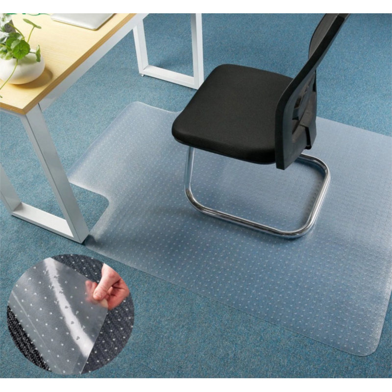 DirectWicker Standard Lip Chair Mat with Beveled Edge for Firm Surfaces ...