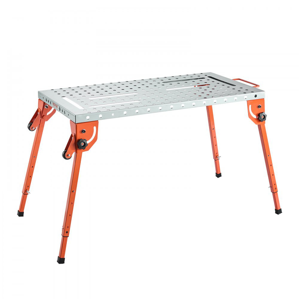 17 Stories Welding Table 44" x 21" 500LBS Folding Workbench with 4 ...