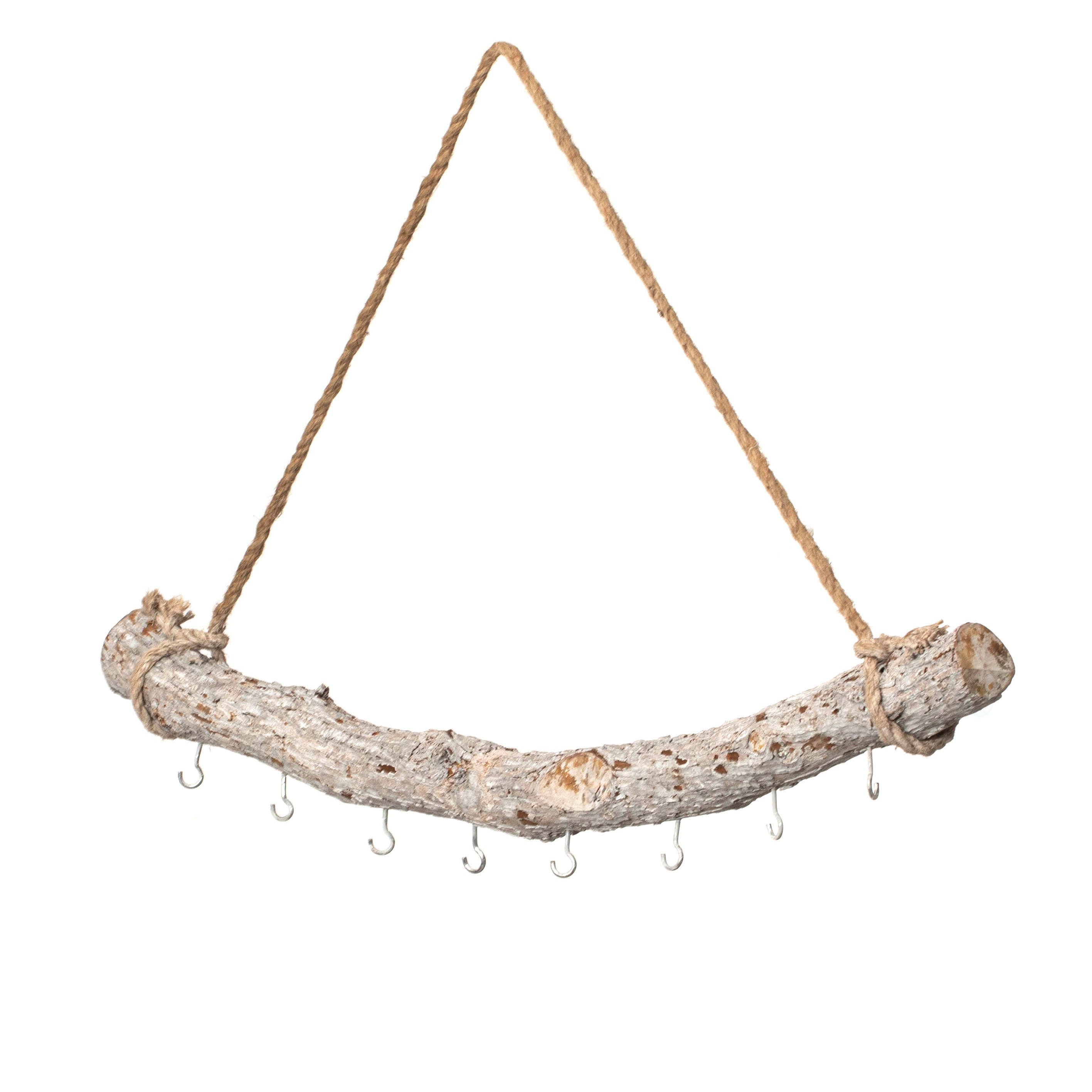 Ophelia & Co. 32-inch Natural Decorative Jujube Wooden Log Hanging ...