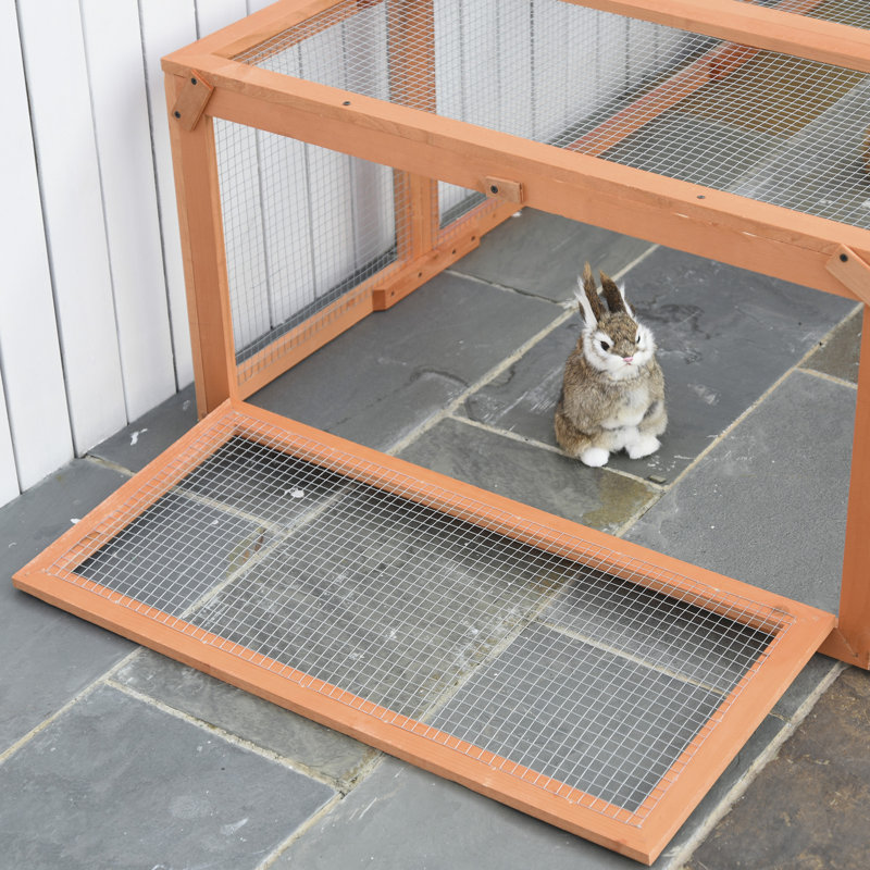 Tucker Murphy Pet™ Lynnfield Weather Resistant Rabbit Portable Hutch ...
