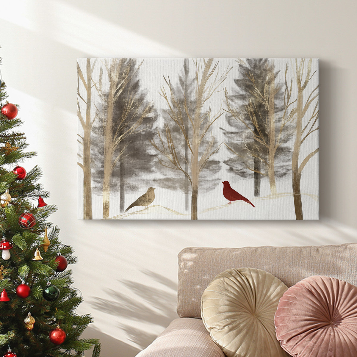 The Holiday Aisle® Christmas Holiday Arts - Gallery Wrapped Canvas ...