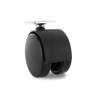 Outwater 2-3/8in. Black Nylon Swivel Hooded Hercules Twin Wheel Caster ...