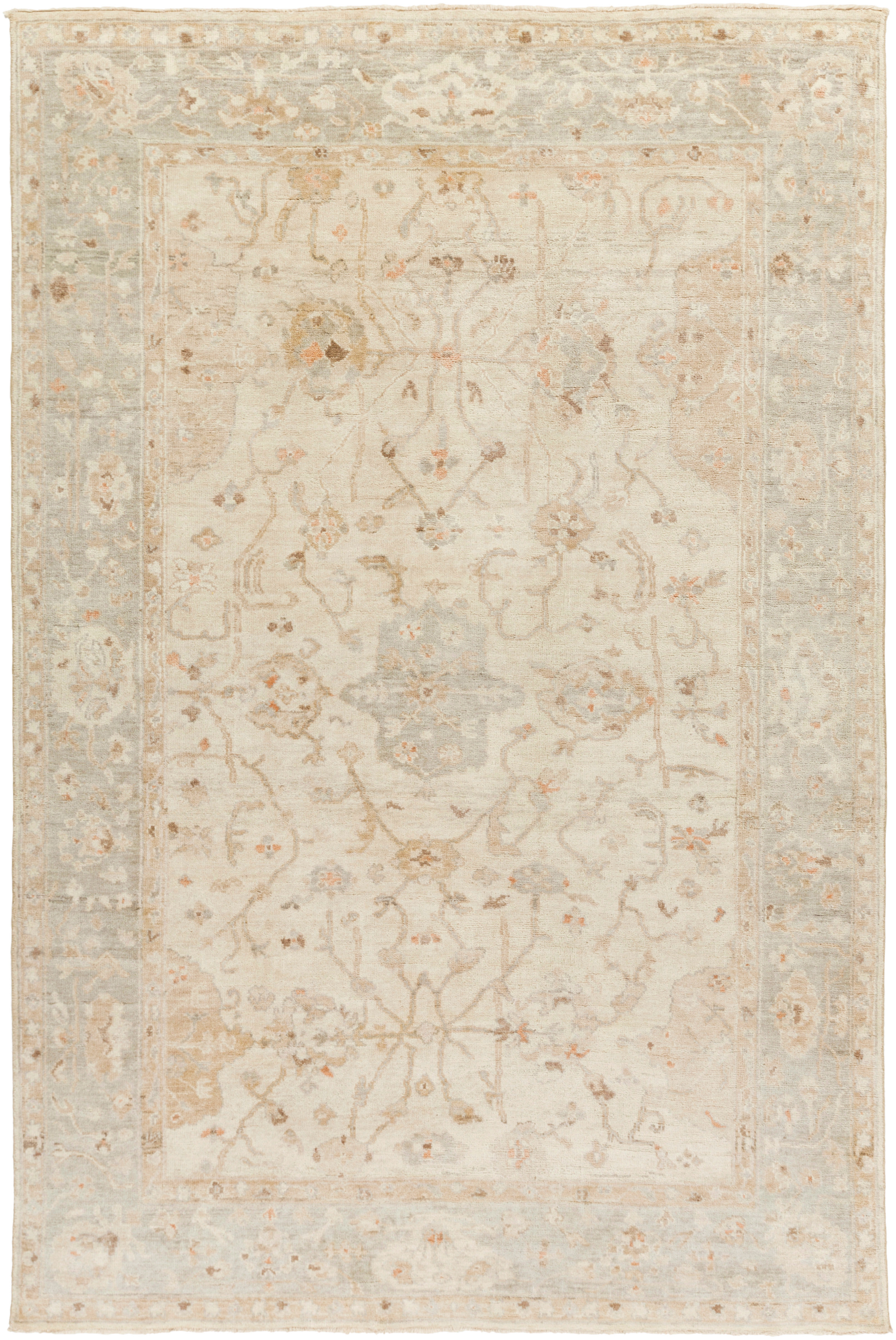 Langley Street® Hardman Oriental Hand-Knotted Wool Light Sage/Cream/Tan ...