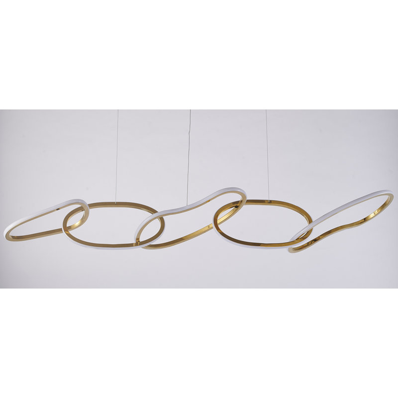 Mercer41 Starlynn LED Geometric Chandelier | Wayfair