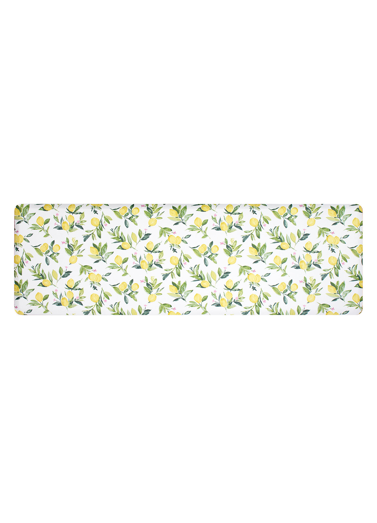 FloorPops Limon Yellow Anti-Fatigue Comfort Mat | Wayfair