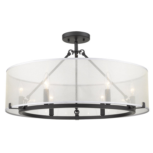Breakwater Bay Archuleta Fabric Semi Flush Mount & Reviews - Wayfair Canada