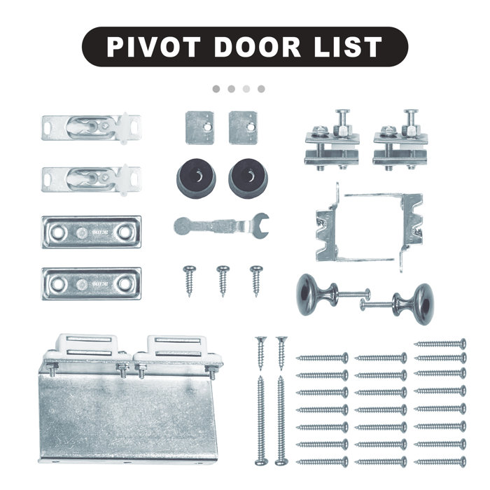 ARK DESIGN Paneled Manufactured Wood and Frosted Glass Pivot Doors with ...
