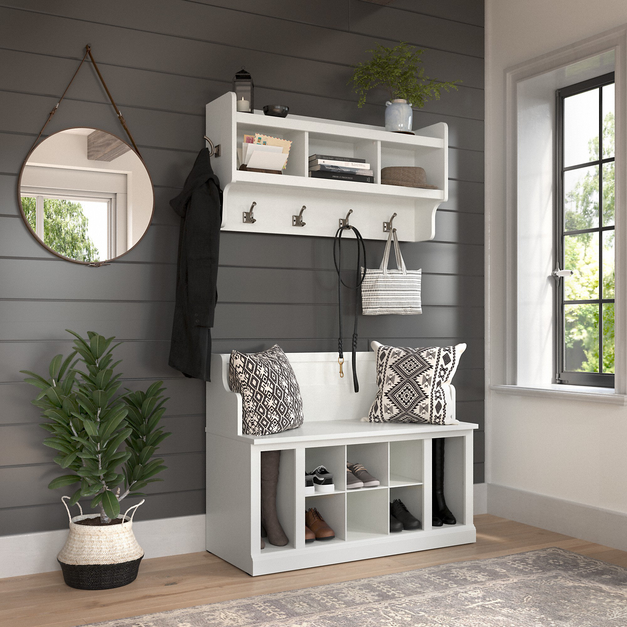 Lark Manor Arulappu Hall Tree Bench and Shoe Storage & Reviews | Wayfair