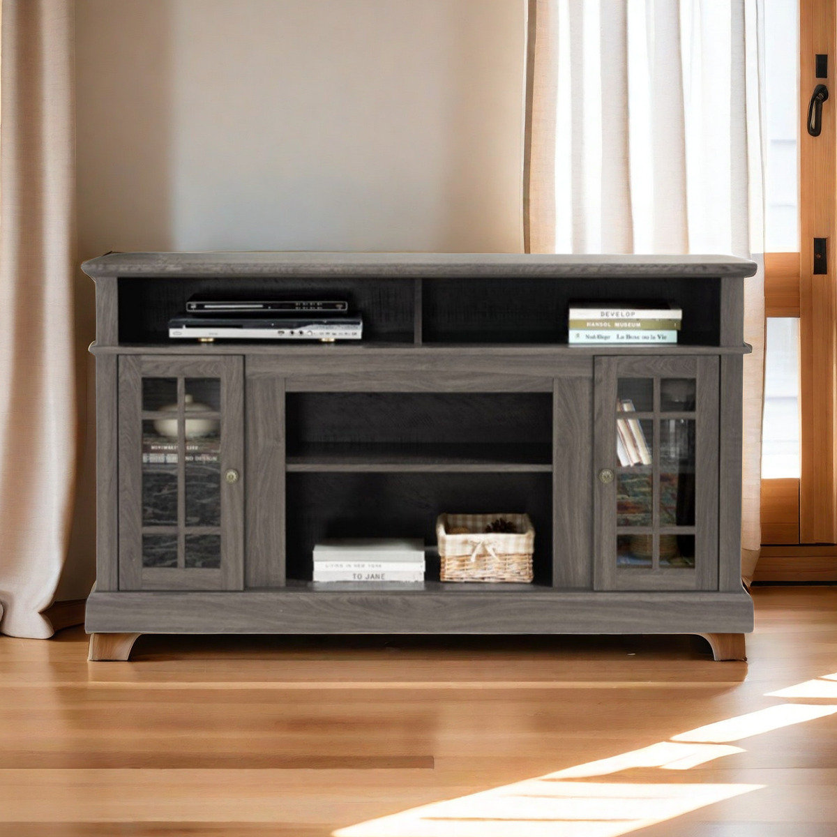 Latitude Run® Tv Stand Modern Entertainment Console For Tv Up To 65 ...