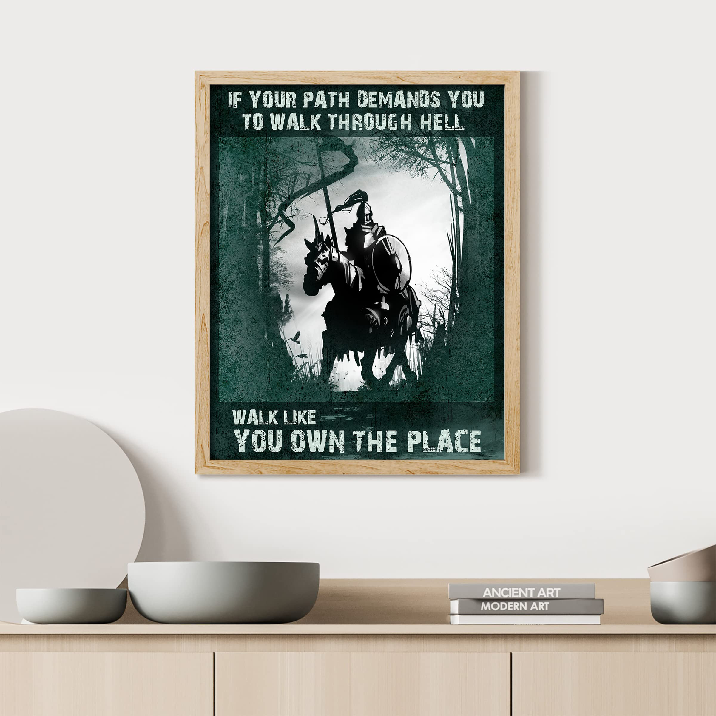 SIGNLEADER " Dark Green Black And Green Knight " on | Wayfair