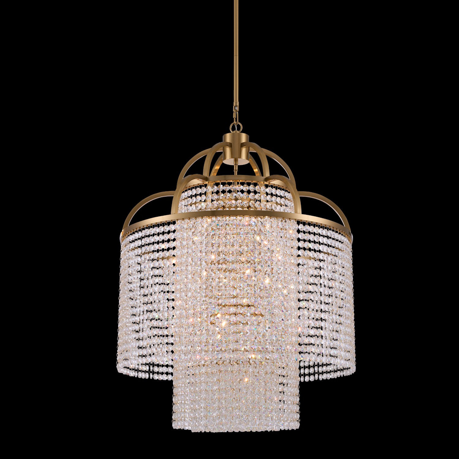 Allegri by Kalco Lighting Torta 12 - Light True Brass Pendant | Wayfair