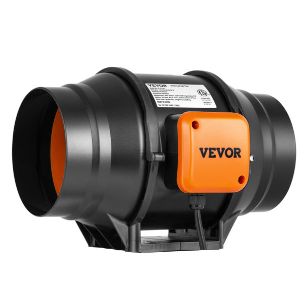 VEVOR 60 Watt Inline Duct Fan | Wayfair