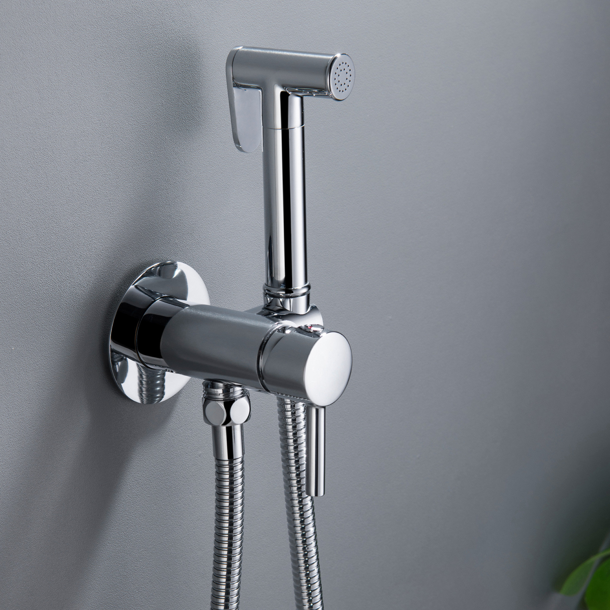 SHAMANDA Handheld Bidet Sprayer for Toilet Round Hand Held Bidet with ...