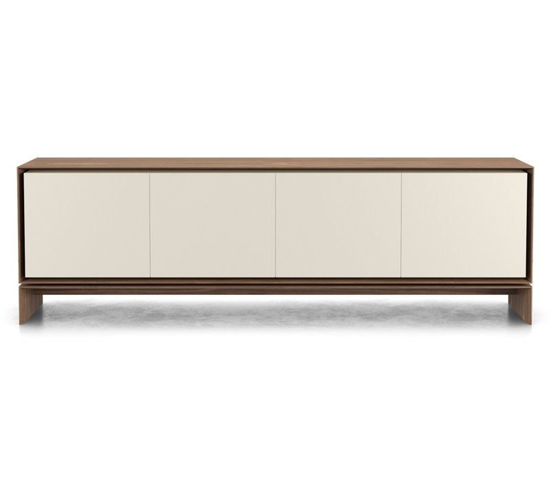 Modloft Barnes Sideboard 94 in Walnut and Almond | Wayfair