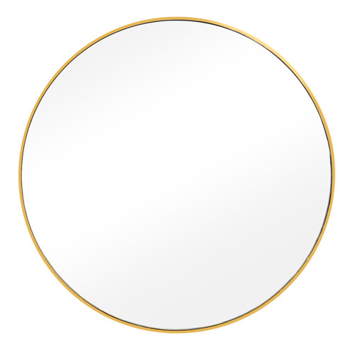 Ebern Designs Round Framed Medicine Cabinet Surface Mount Only ...