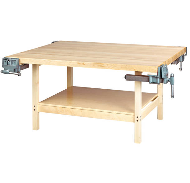 Shain Wood Top Workbench | Wayfair