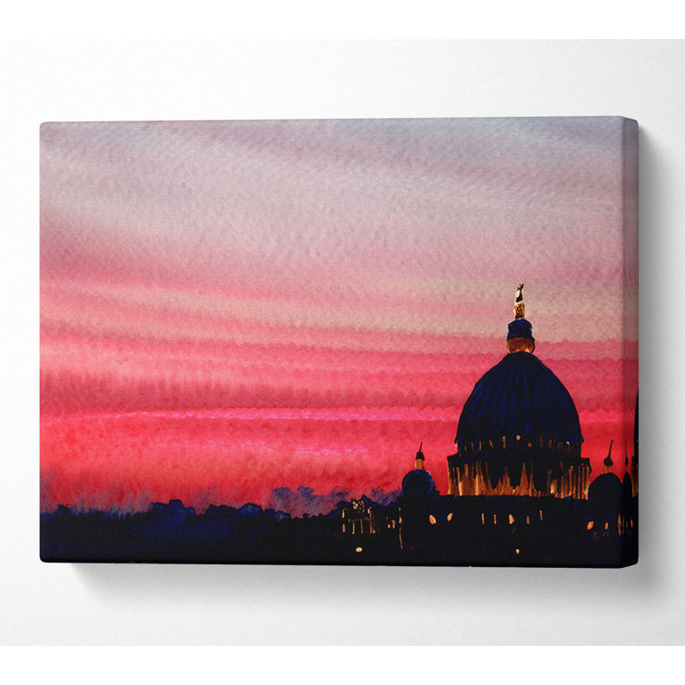 Alpen Home St Peters Basilica Pink - Wrapped Canvas Art Prints ...