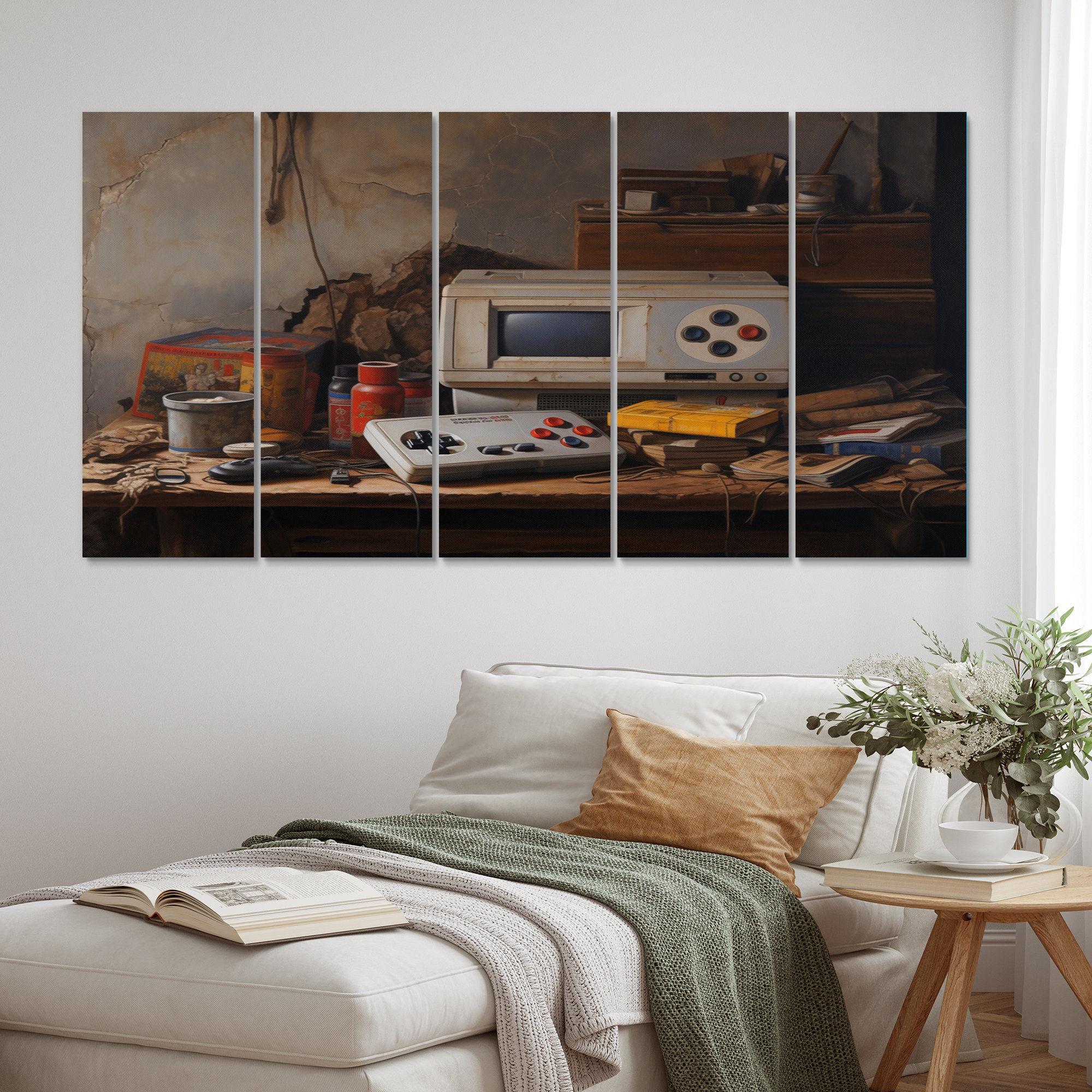 Design Art Vintage Video Game Retro Remembrance I - Video Games Metal ...