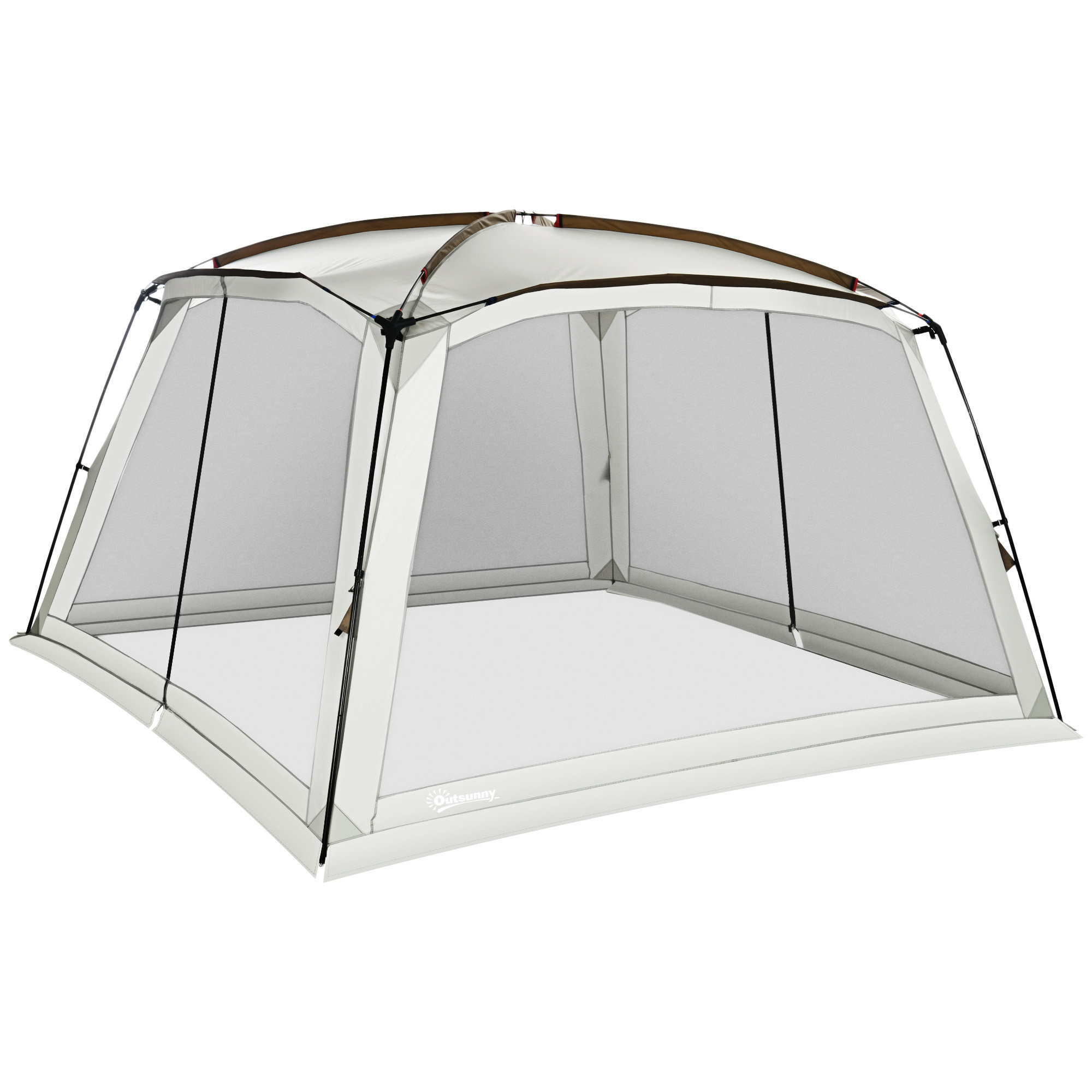 Audiohome Outsunny 12' X 12' Screen House Room, UV50+ Screen Tent With ...