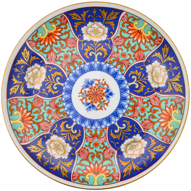 The Moroccan Room Handmade Porcelain Decorative Plate | Perigold
