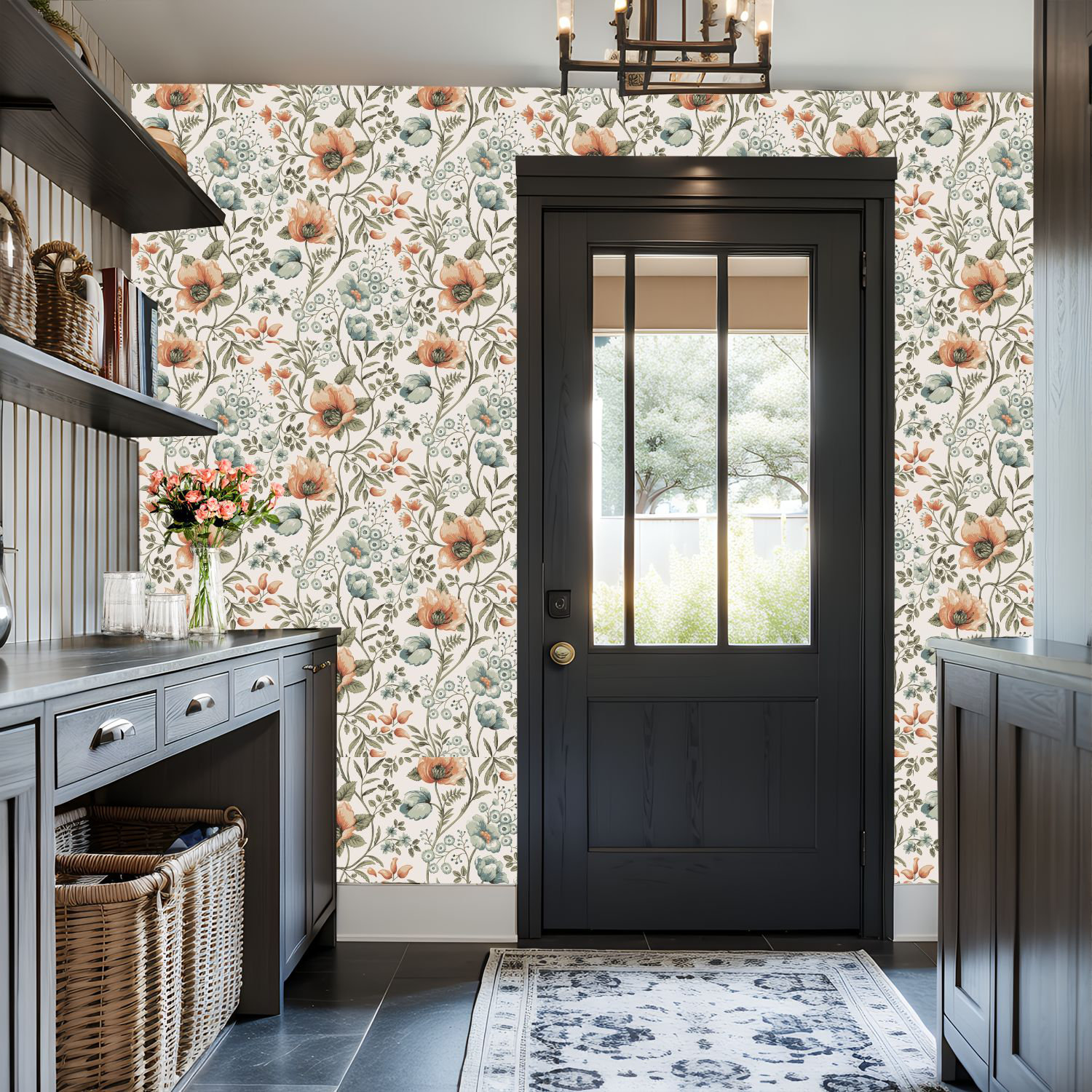 Winston Porter Peel and Stick Wallpaper Canvas Contact Paper Elegant ...