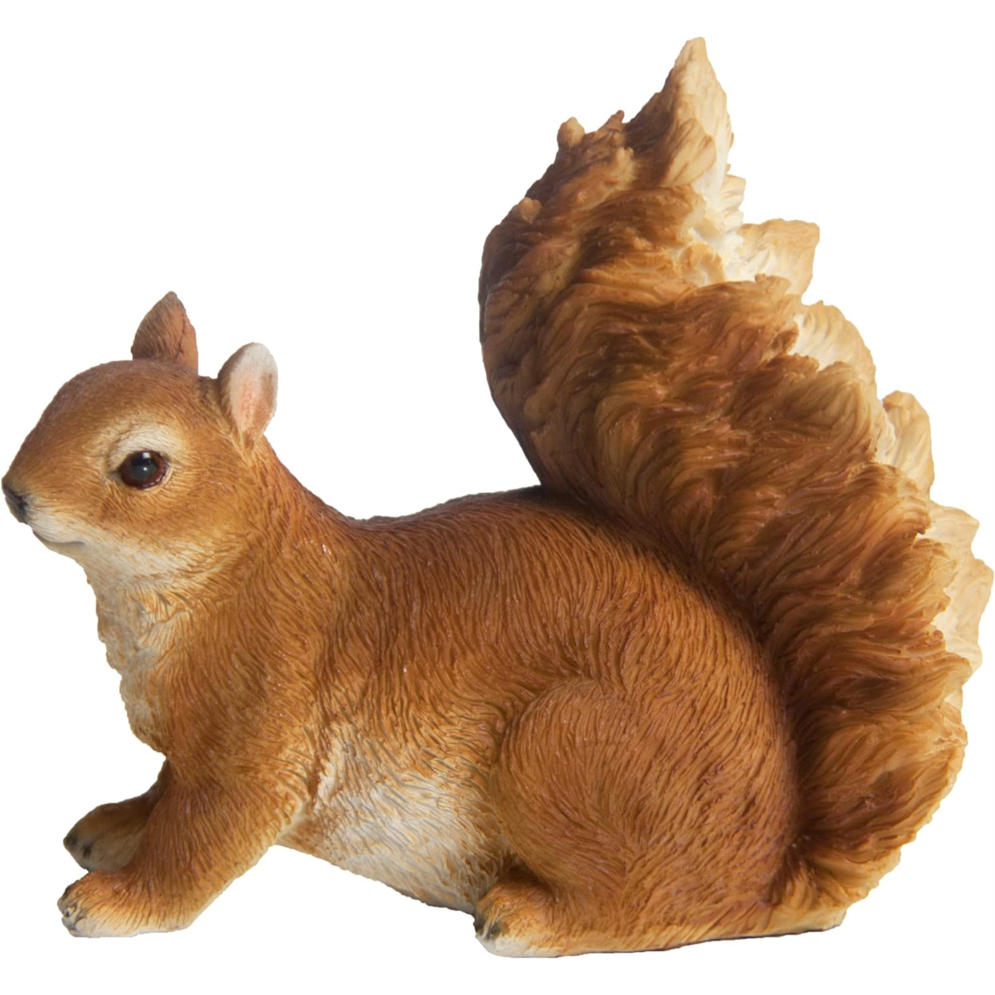 Esschert Design Small Polyresin Squirrel Decorative Figurine, Brown, 5. ...