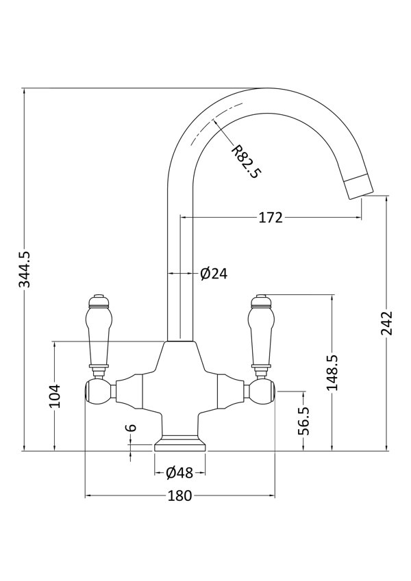 Hudson Reed Kitchen Faucet & Reviews | Wayfair.co.uk